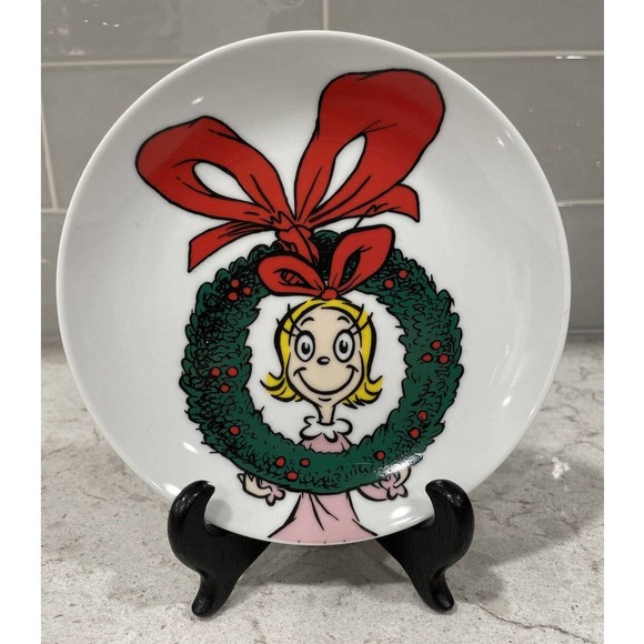 Dr. Seuss | Dining | Cindy Lou Who Grinch Stole Christmas 6 Ceramic ...